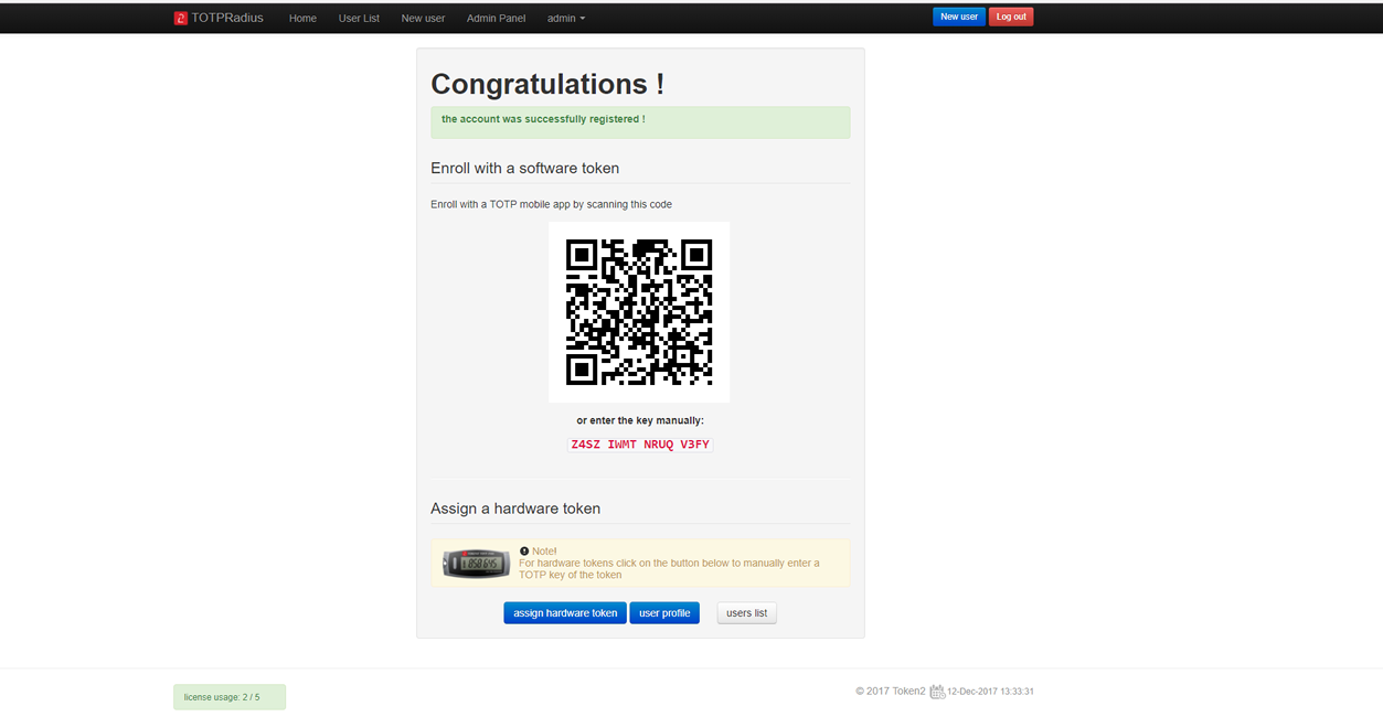 TOKEN2 | Simple two factor authentication