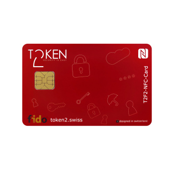 Token2 | Token2 T2F2-NFC-Card FIDO2.1, U2F Security Card | Token2 Store | programmable hardware ...